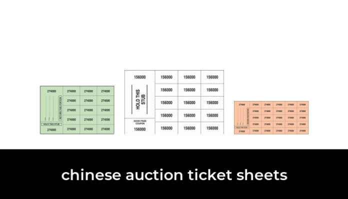 48 Best chinese auction ticket sheets 2022 - After 141 hours of ...