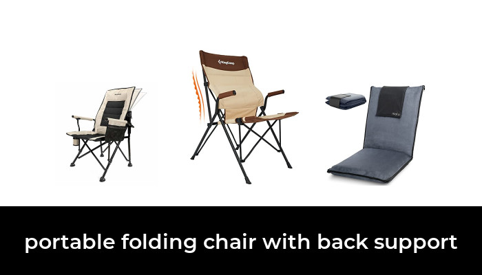 42 Best portable folding chair with back support 2022 - After 226 hours ...